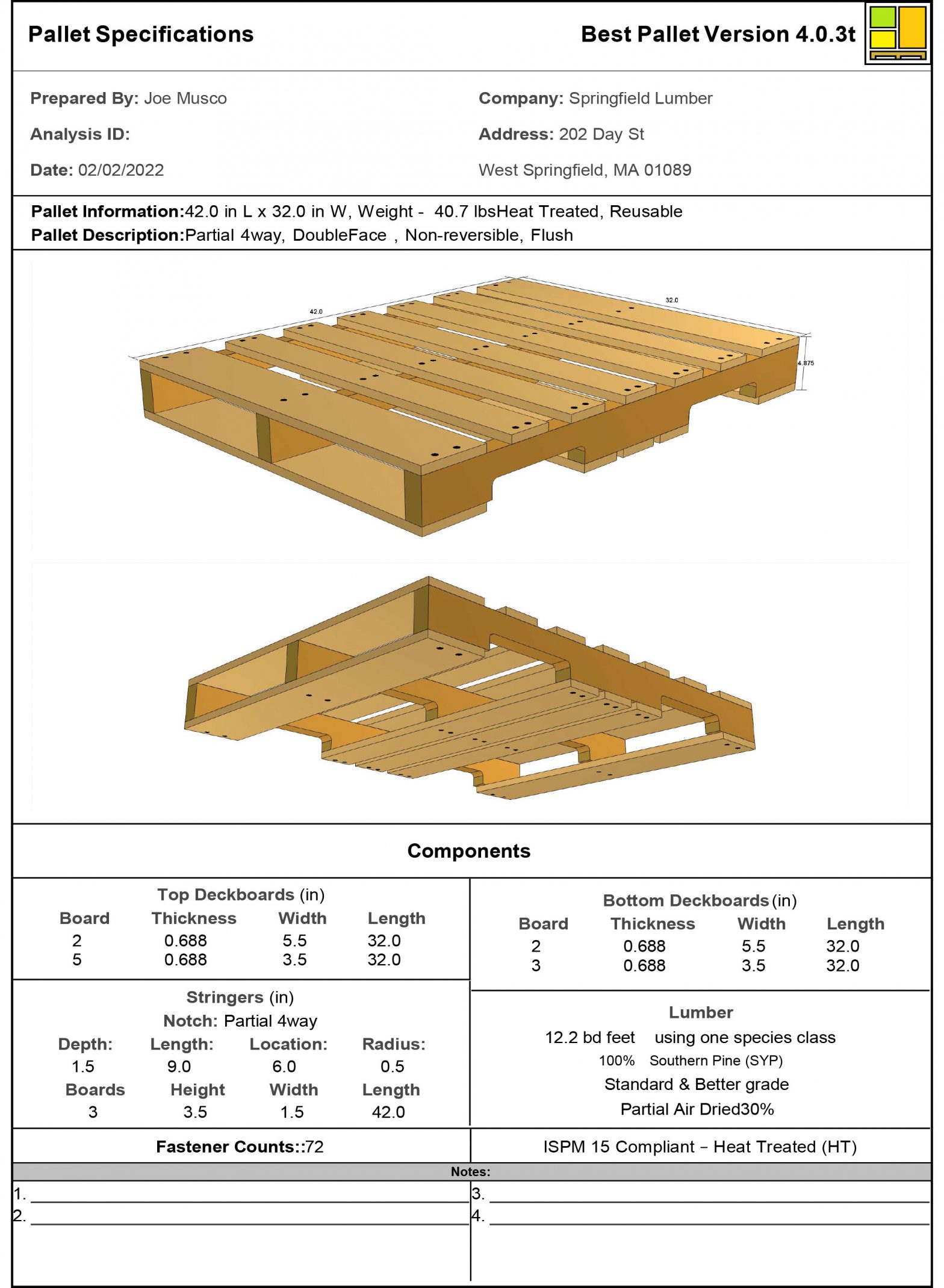 Pallet & Skid Design - Springfield Lumber