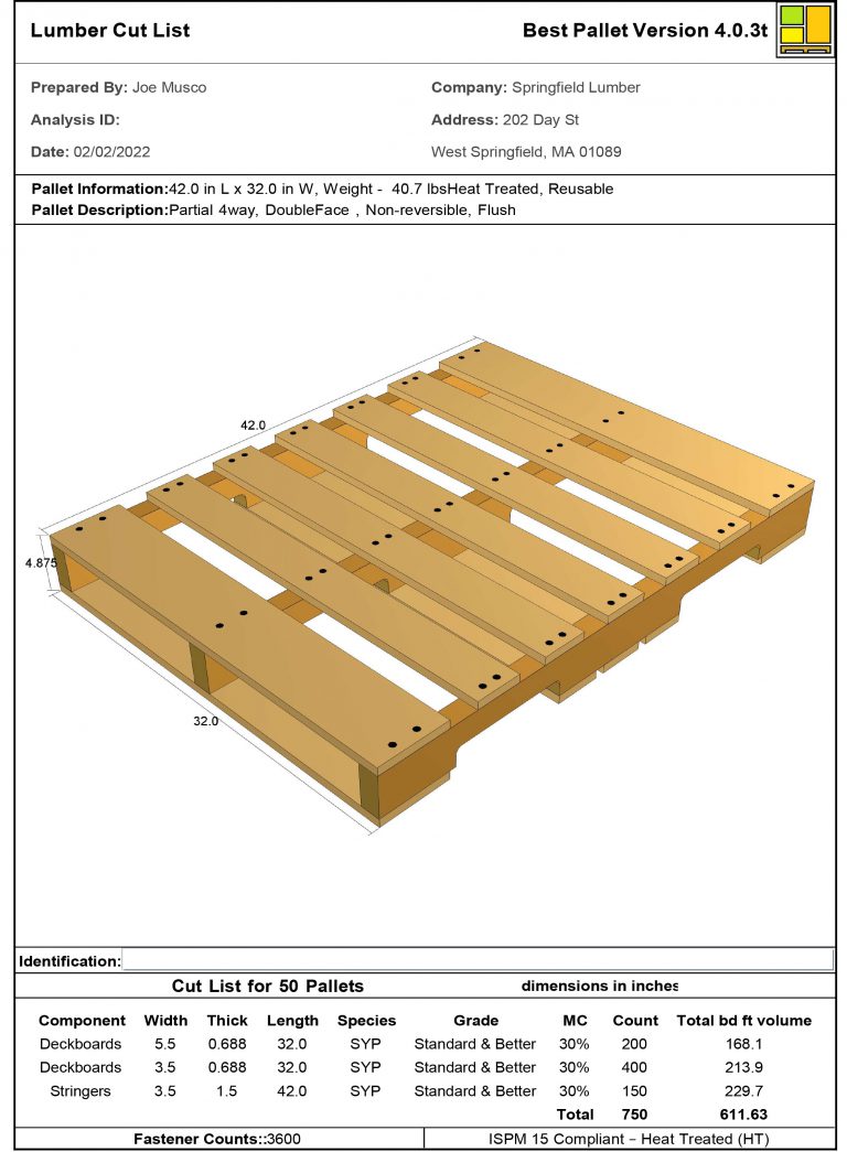 Pallet & Skid Design - Springfield Lumber
